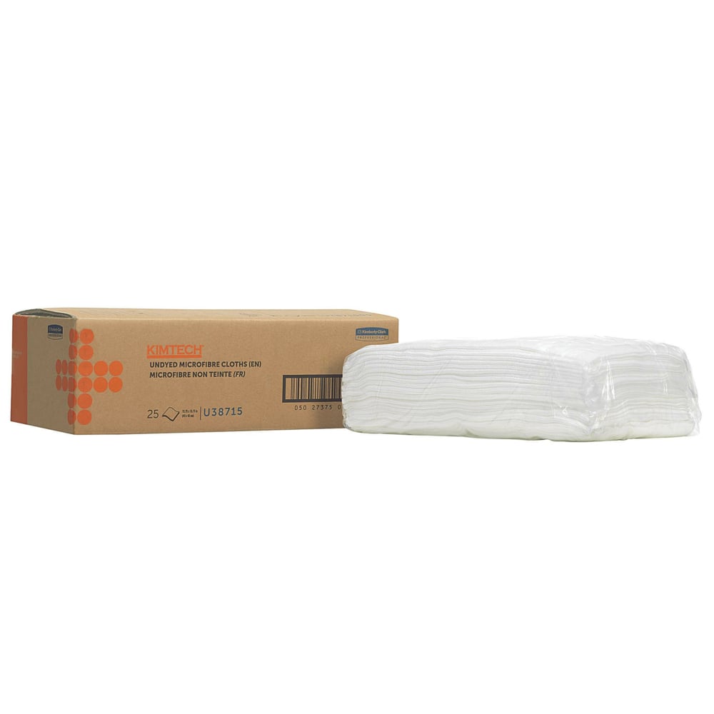 KIMTECH® Auto Microfiber interface wiper - cloth / white - 1 carton x ...