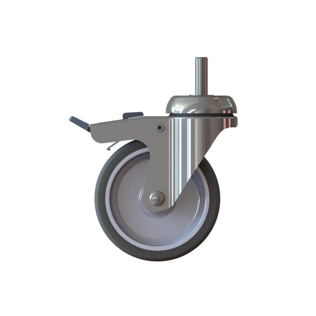 Taski trolley wheel 100mm with brake, wheel for the Taski trolley, ste ...
